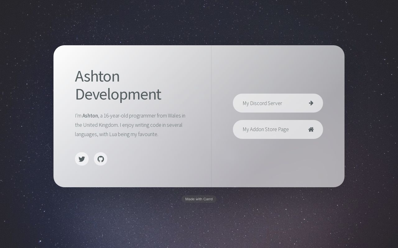 Ashton's Development